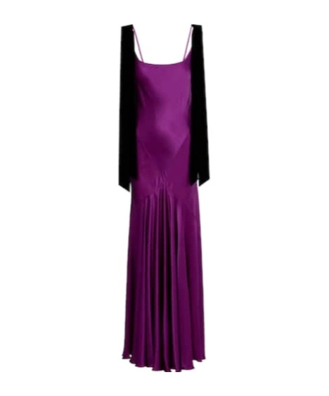 Nina Ricci Satin Halterneck Gown