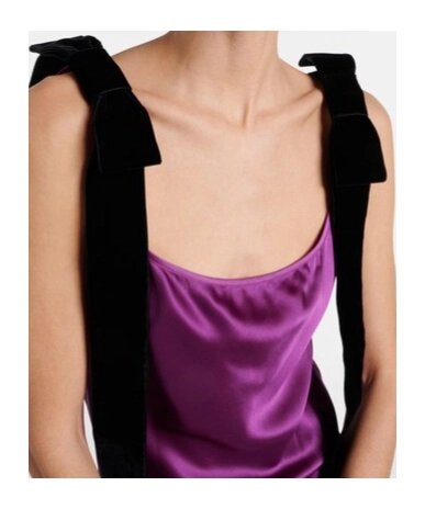Nina Ricci Satin Halterneck Gown