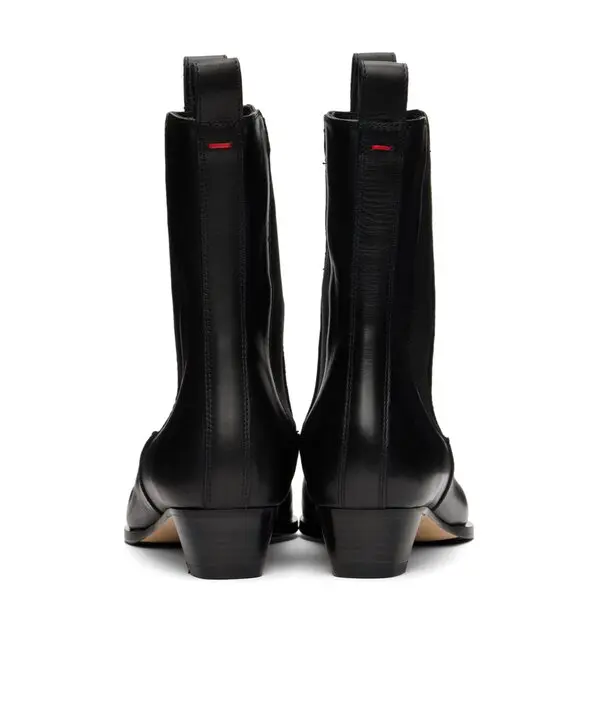 AeydĒ Kiki Pointed Chelsea Boots - Black