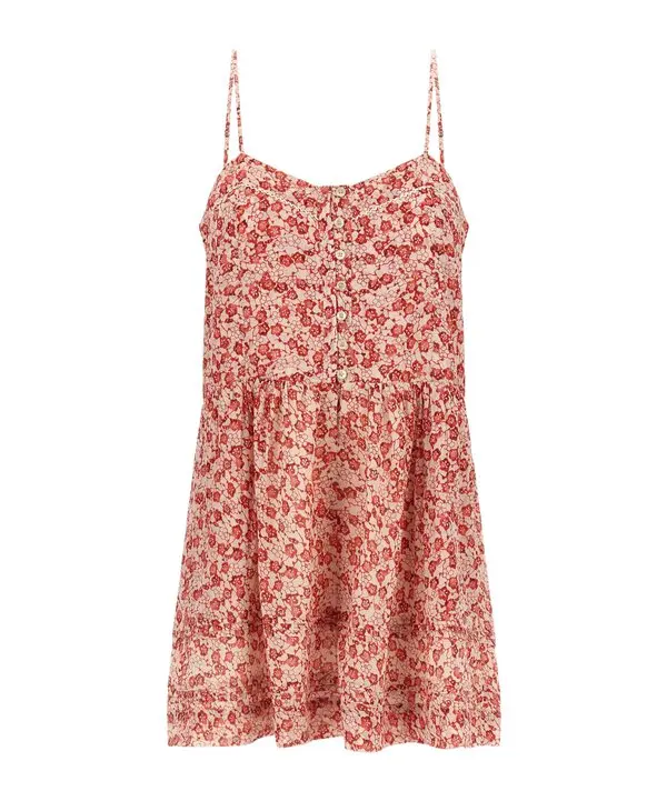 Isabel Marant Étoile Vickia Floral Mini Jumpsuit - Pink