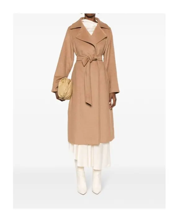 Max Mara Lapel Long-sleeved Coat