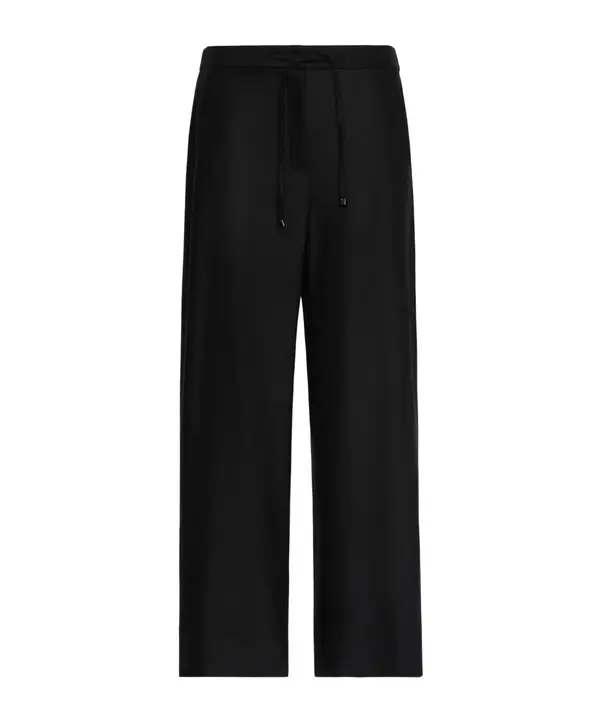 Max Mara Drawstring Wide-leg Trousers - Black