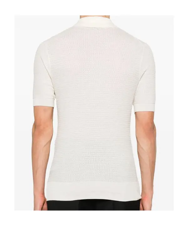 TOM FORD Short Sleeved Knitted Polo Shirt