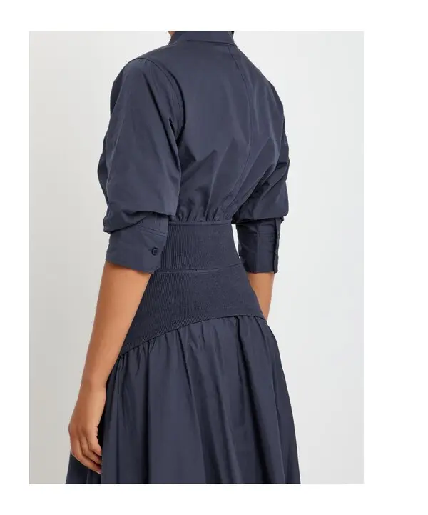 Simkhai Stiles Cotton-poplin Cropped Shirt