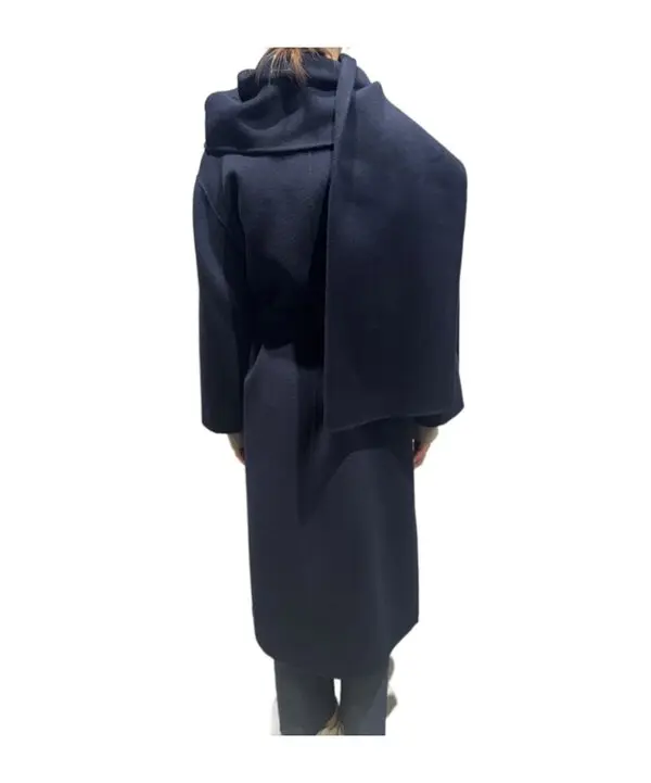 Max Mara Long Sleeved Belted Coat
