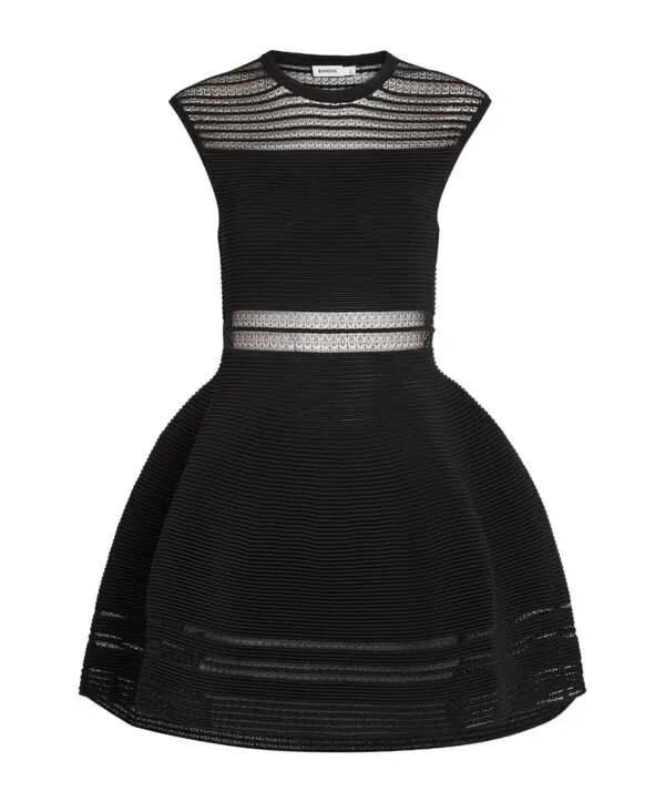 Simkhai Esri Textured Knit Mini Dress - Black
