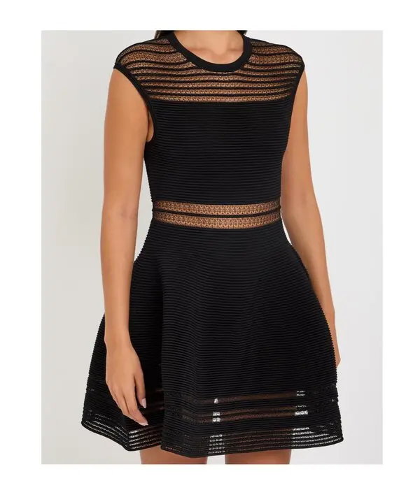 Simkhai Esri Textured Close-knit Mini Dress
