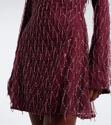 ROTATE BY BIRGER CHRISTENSEN Embellished Minidress
