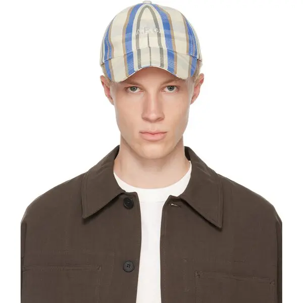 A.p.c. Check-pattern Baseball Cap