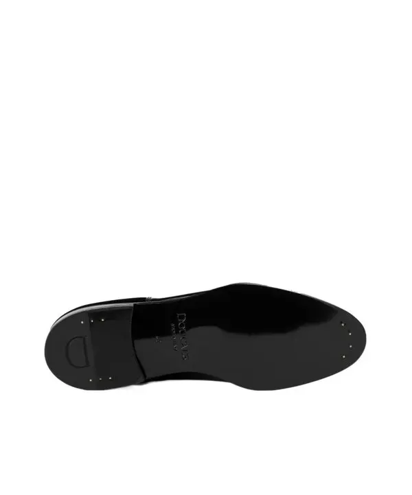 DOUCAL'S Patent Leather And Velvet Lace-up