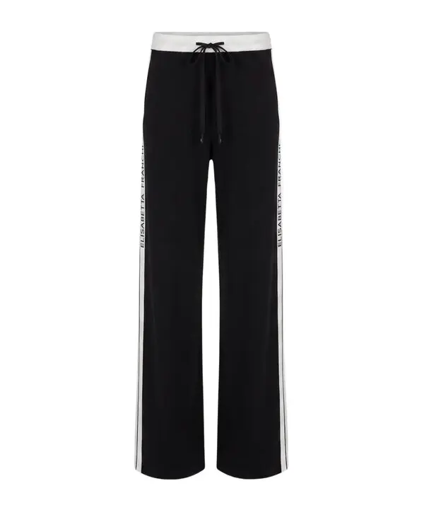 Elisabetta Franchi Striped Drawstring Sweatpants
