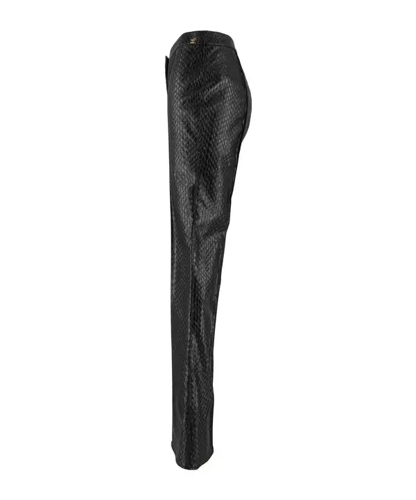 Elisabetta Franchi Fish Scale Pattern Flared Trousers