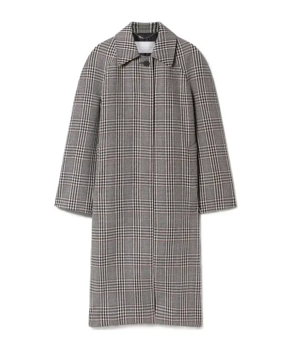 Stella McCartney Checked Belted Wool Coat