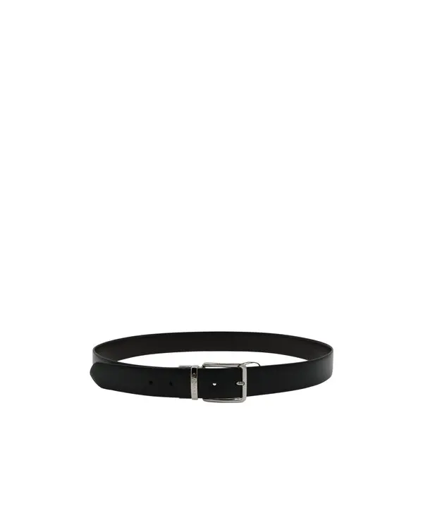 Canali Logo Buckle Belt