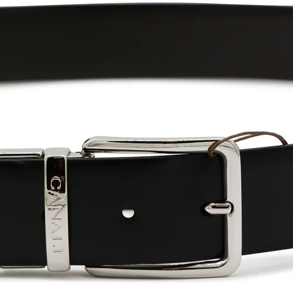 Canali Logo Buckle Belt