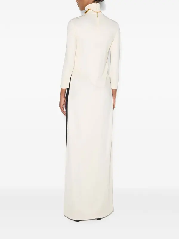 Elisabetta Franchi Long Sleeve Top With Gold Logo Detail