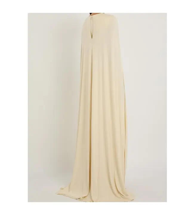 Simkhai Demi Draped Cape Jersey Gown