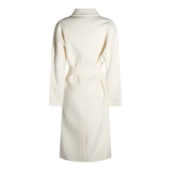 Elisabetta Franchi Wool Double Cloth Coat