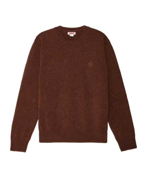 BARACUTA Shetland Wool Crewneck Sweater