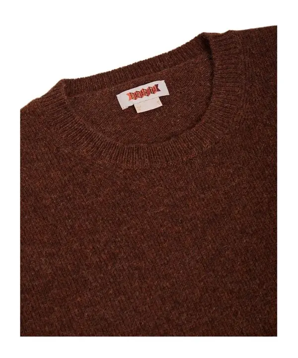 BARACUTA Shetland Wool Crewneck Sweater