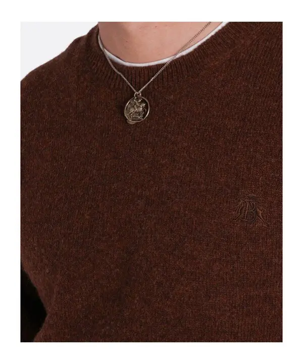 BARACUTA Shetland Wool Crewneck Sweater