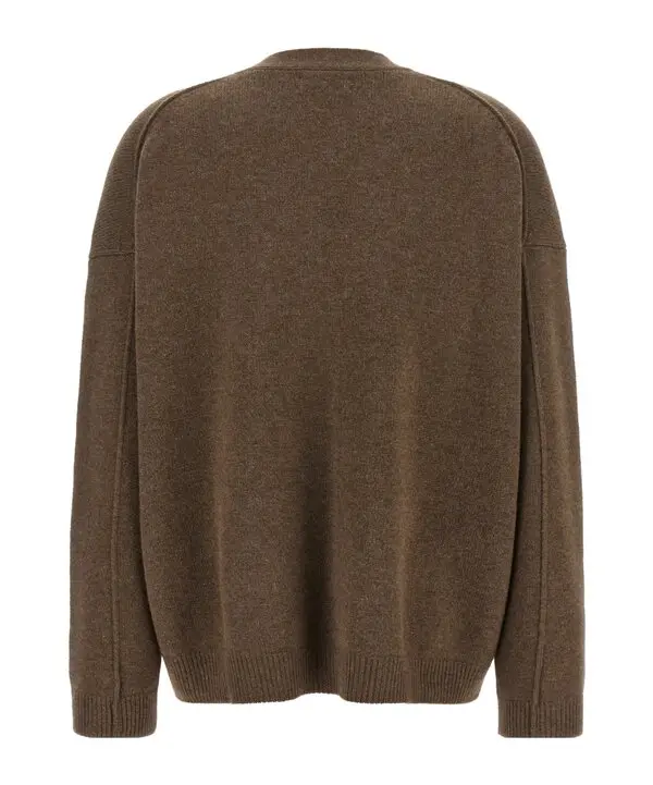 BE YOU Relaxed V-neck Cashmere Cardigan