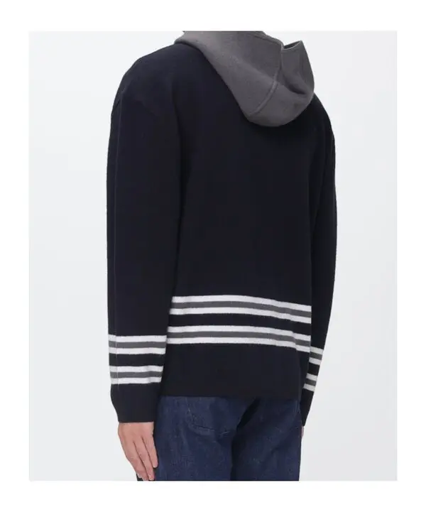 Emporio Armani Striped Crew Neck Sweater