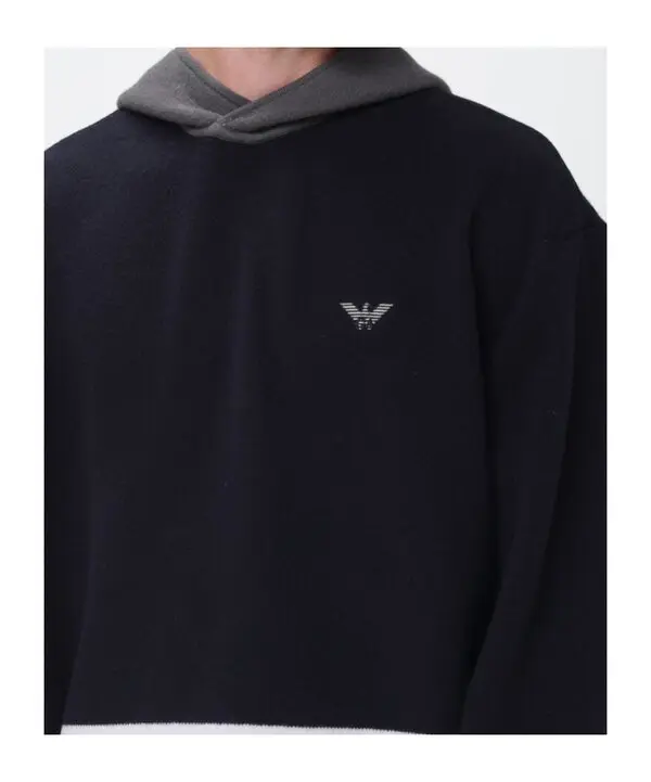 Emporio Armani Striped Crew Neck Sweater