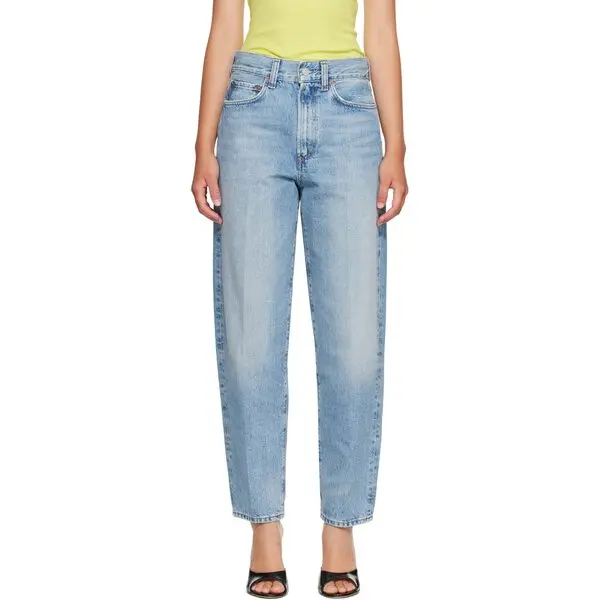 AGOLDE Faded Pressed-crease Jeans - Orbital