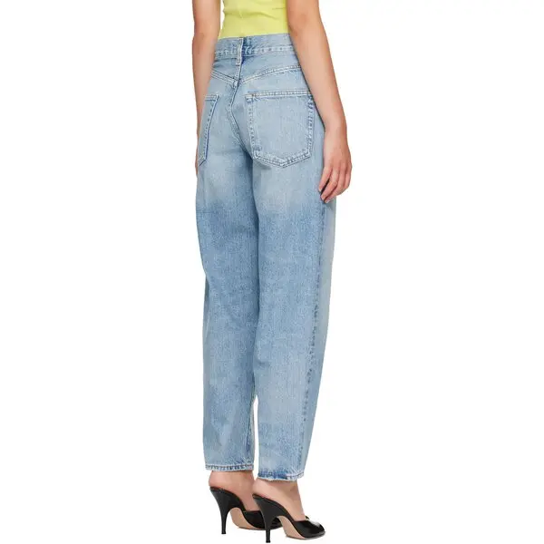 AGOLDE Faded Pressed-crease Jeans - Orbital