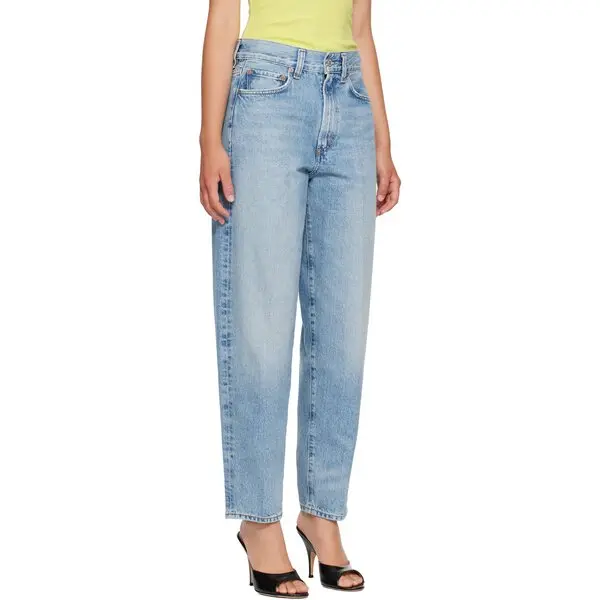 AGOLDE Faded Pressed-crease Jeans - Orbital