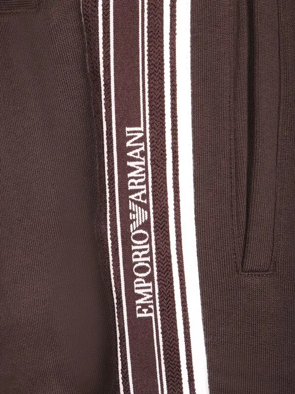 Emporio Armani Elastic-waist Athletic Pants