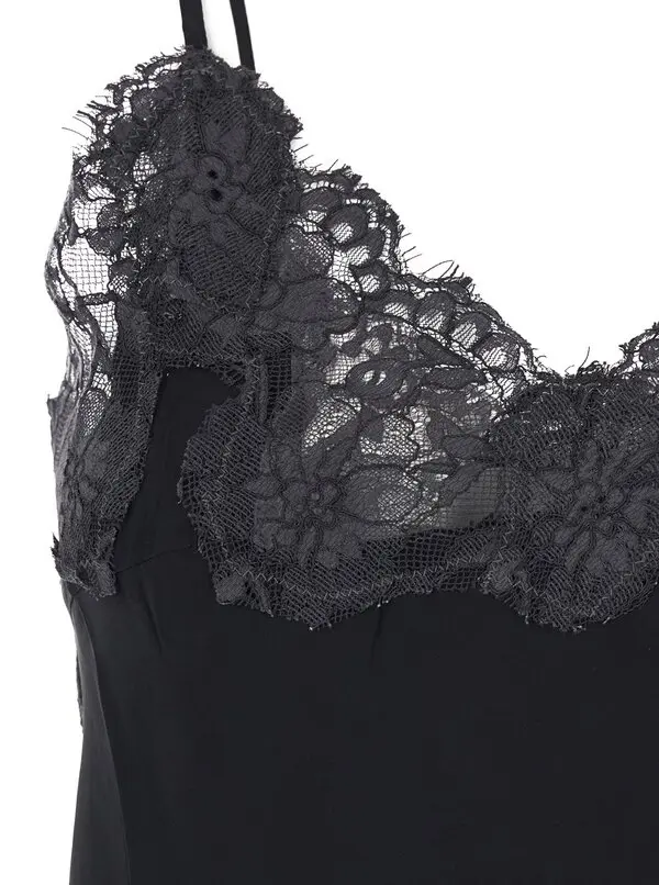 Gold Hawk V-neck Lace Trimmed Camisole