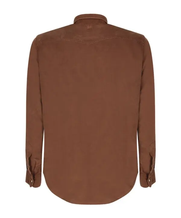 Canali Corduroy Western Shirt