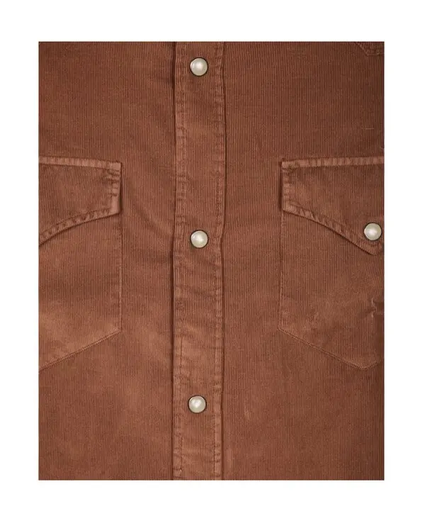 Canali Corduroy Western Shirt
