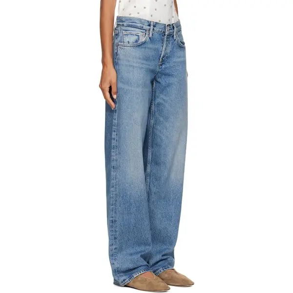 AGOLDE Non-stretch Straight-leg Jeans - Blue