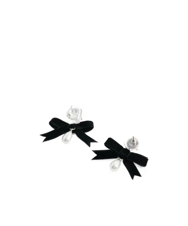 SELF-PORTRAIT Pearl Bow Earring