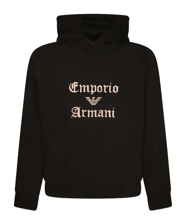 Emporio Armani Printed Hooded Sweatshirt