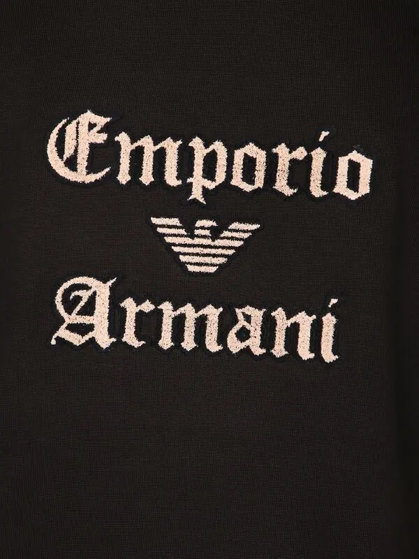Emporio Armani Printed Hooded Sweatshirt