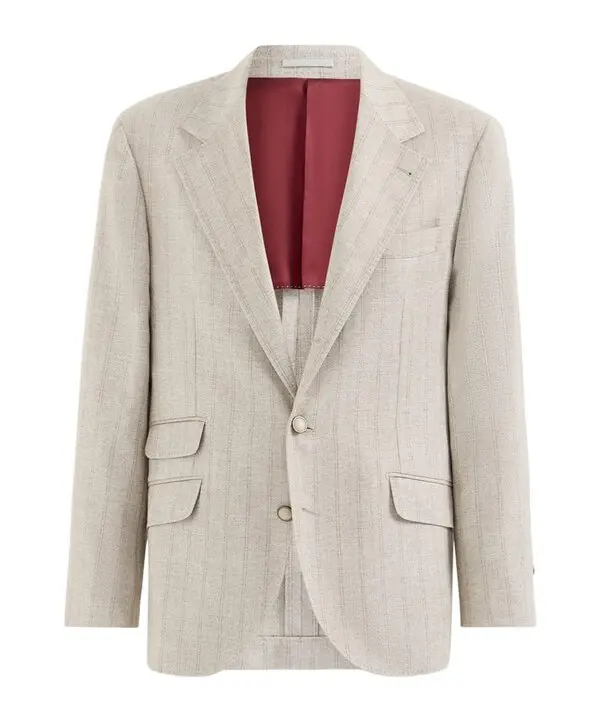 Brunello Cucinelli Long-sleeved Suit Jacket
