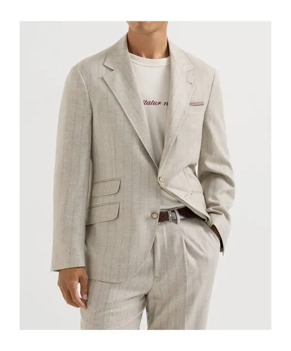 Brunello Cucinelli Long-sleeved Suit Jacket