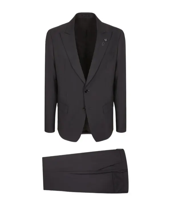 LARDINI Long-sleeved Suit And Trousers Set