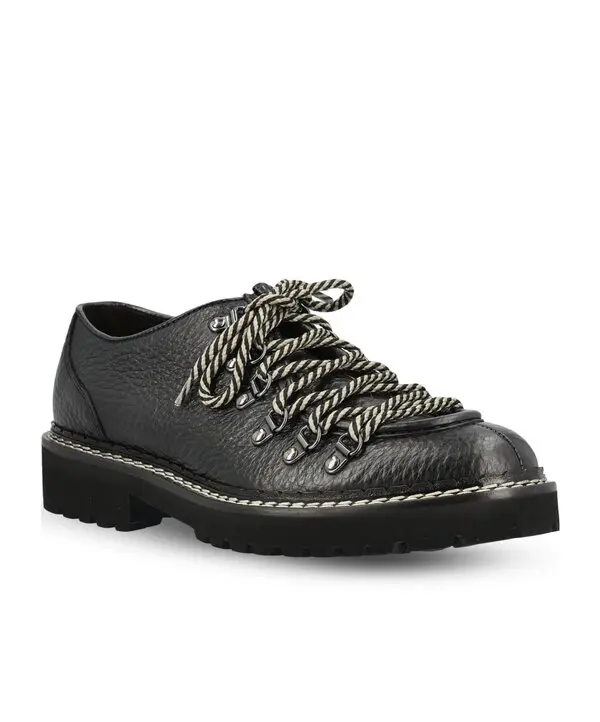 DOUCAL'S Embossed Lace-up Low-top Casual Shoes