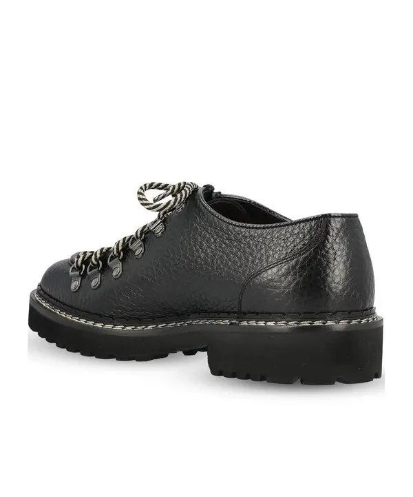 DOUCAL'S Embossed Lace-up Low-top Casual Shoes