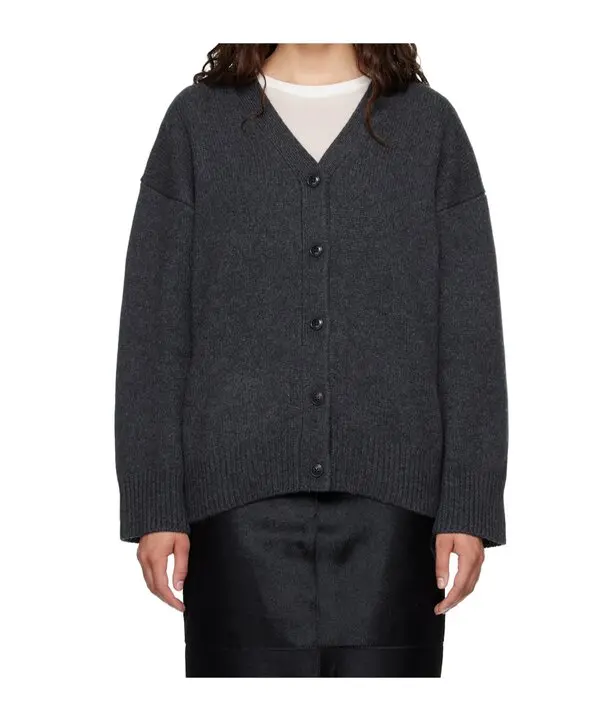 Loulou De Saison Button-front Ribbed-knit Cardigan