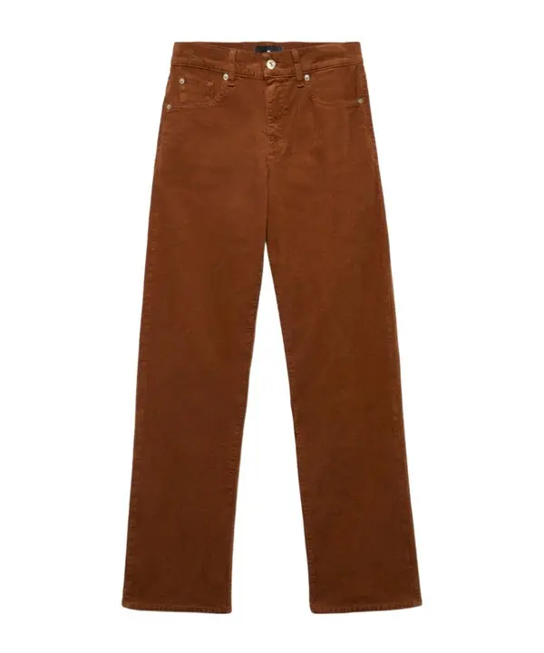 7 For All Mankind Straight-leg Corduroy Trousers