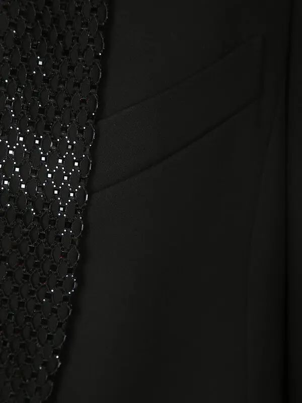 Giorgio Armani Embellished Shawl Collar Blazer