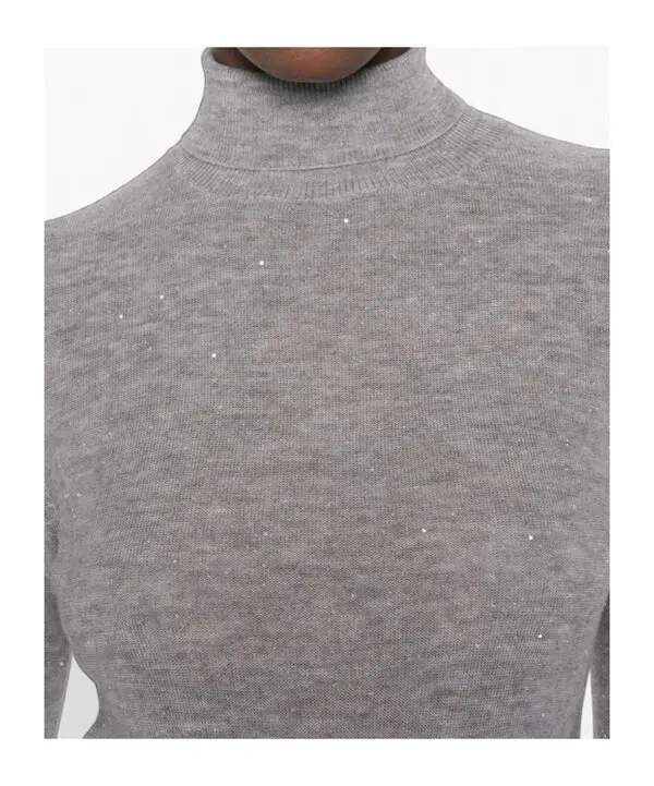 Fabiana Filippi Wool Turtleneck Sweater