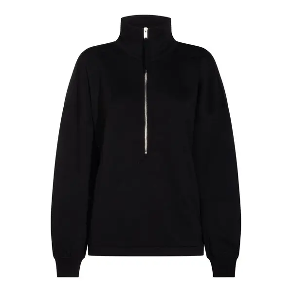 THOM KROM Half Zip High Neck Sweatshirt