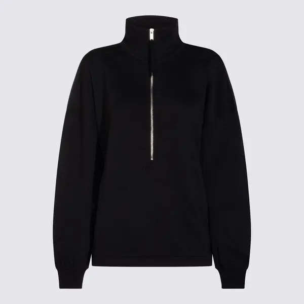 THOM KROM Half Zip High Neck Sweatshirt